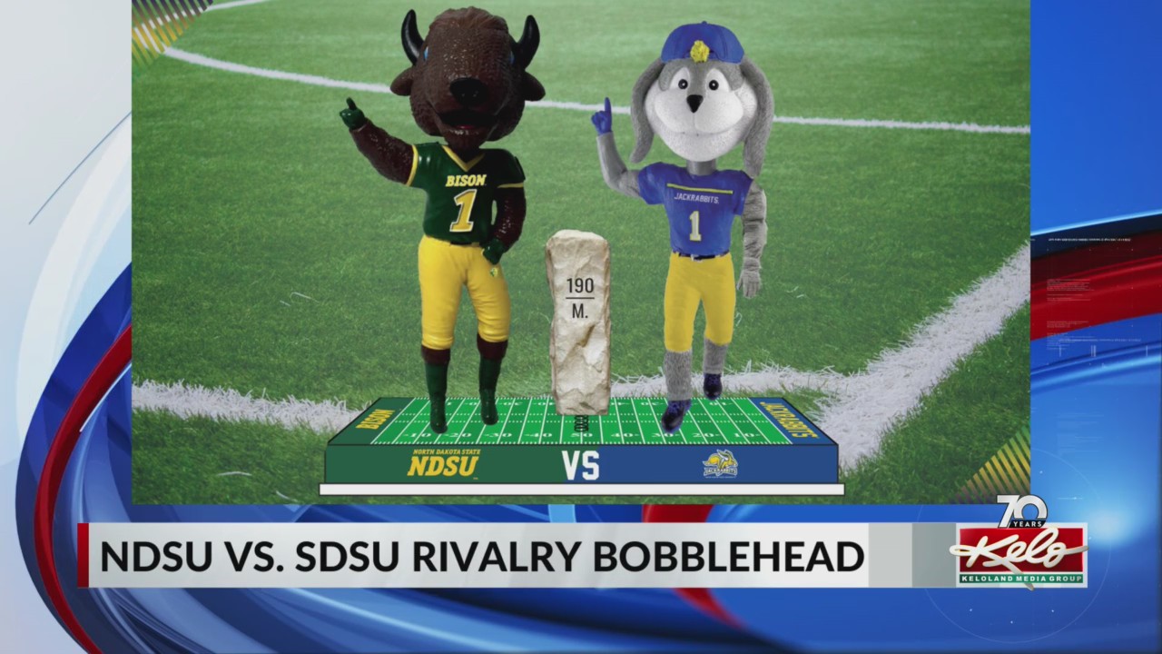 NDSU vs SDSU Dakota Marker rivalry game bobbleheads revealed – KELOLAND.com