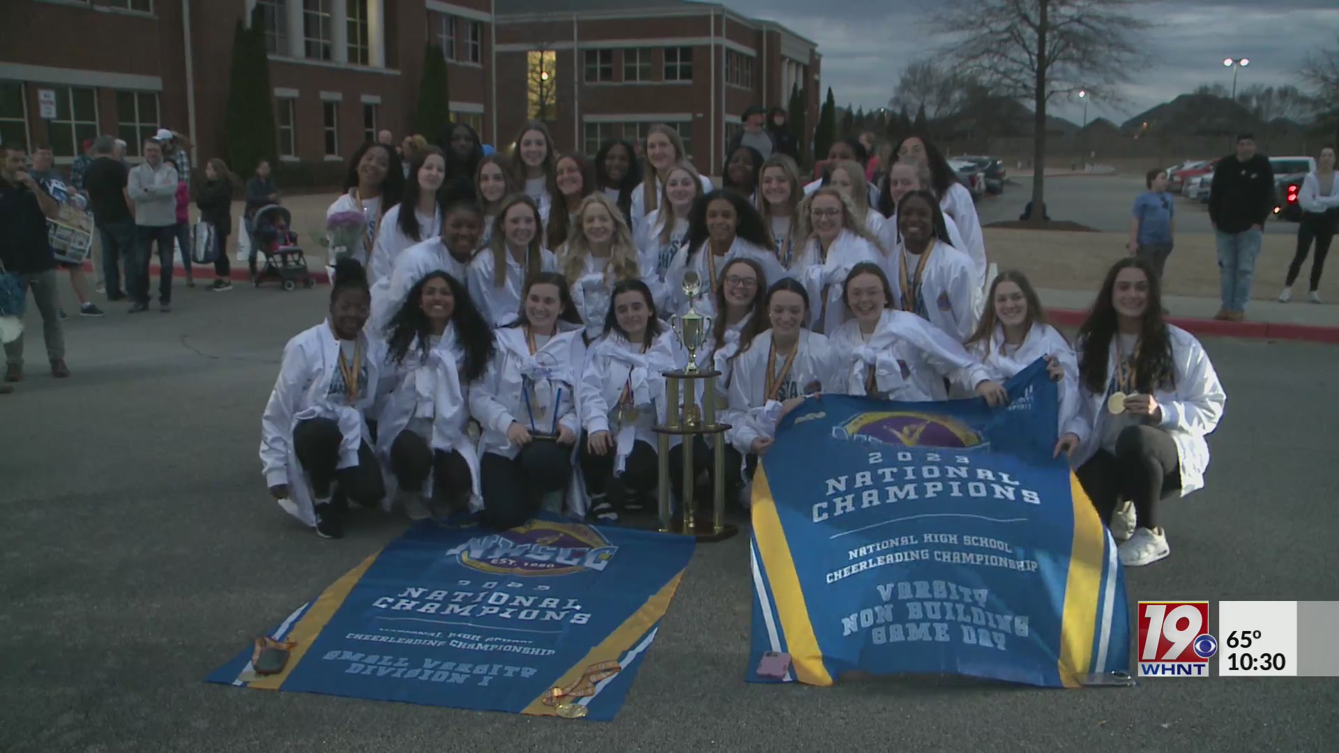 James Clemens Cheer Returns Home After Nationals Win | Feb. 14, 2023 ...