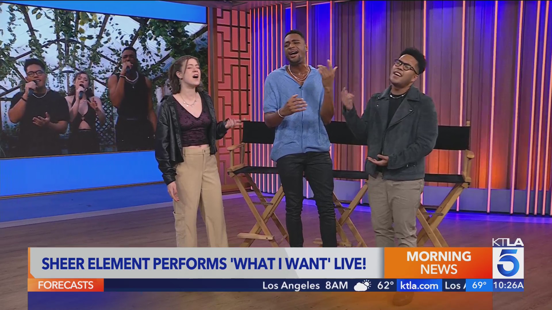 Sheer Element performs their new single ‘What I Want’ – KTLA
