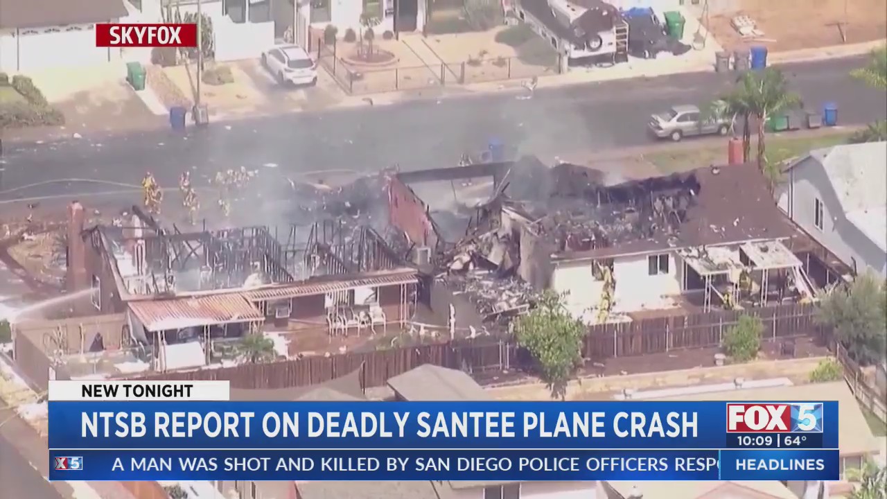 Pilot’s ‘Spatial Disorientation’ Blamed In Deadly Santee Plane Crash – FOX 5 San Diego & KUSI News