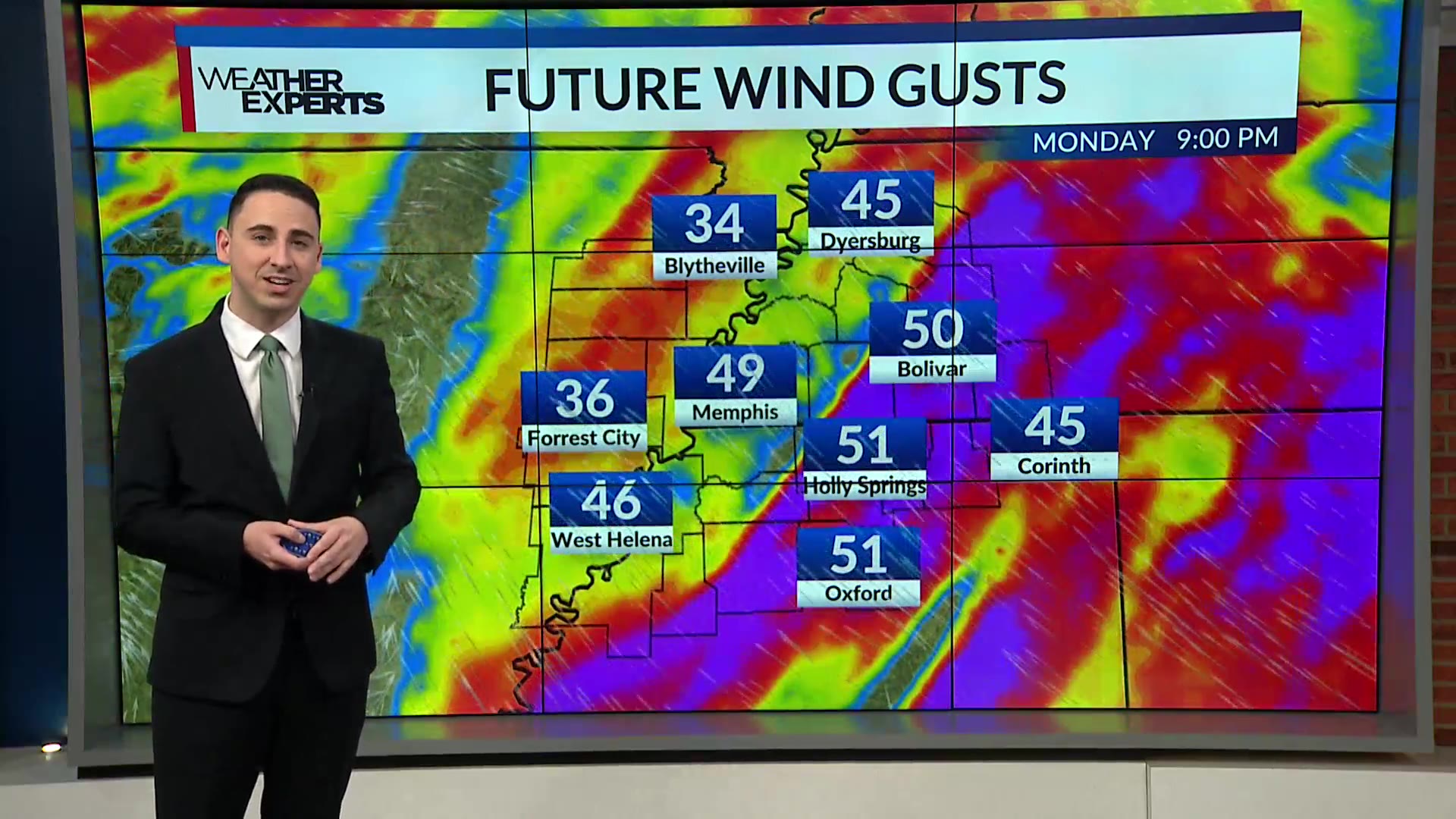 WREG Memphis Weather Sunday Night – WREG.com