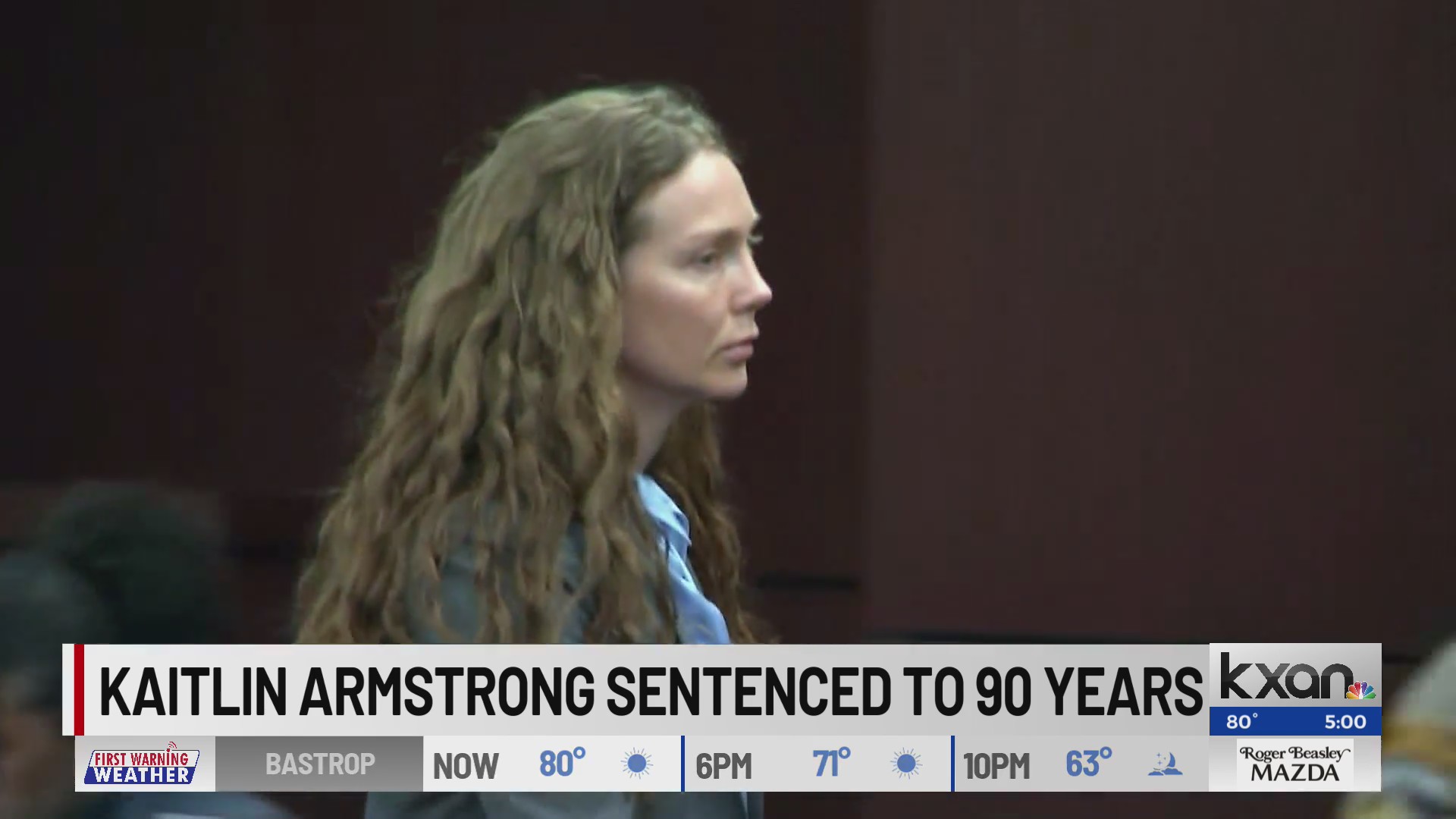 Kaitlin Armstrong receives 90-year sentence following several hours of ...
