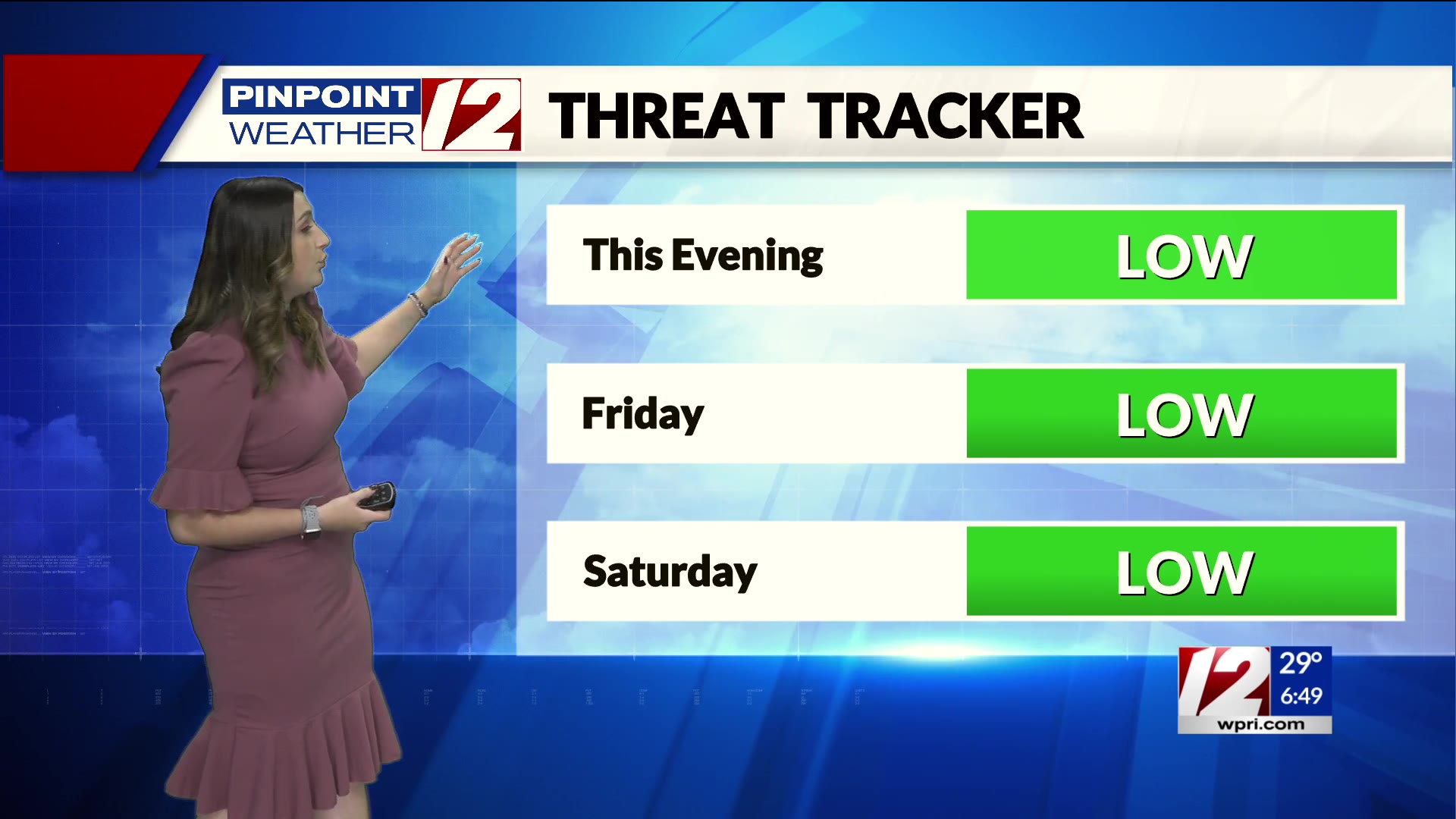 Pinpoint Weather 12 Forecast at 6:30 – WPRI.com