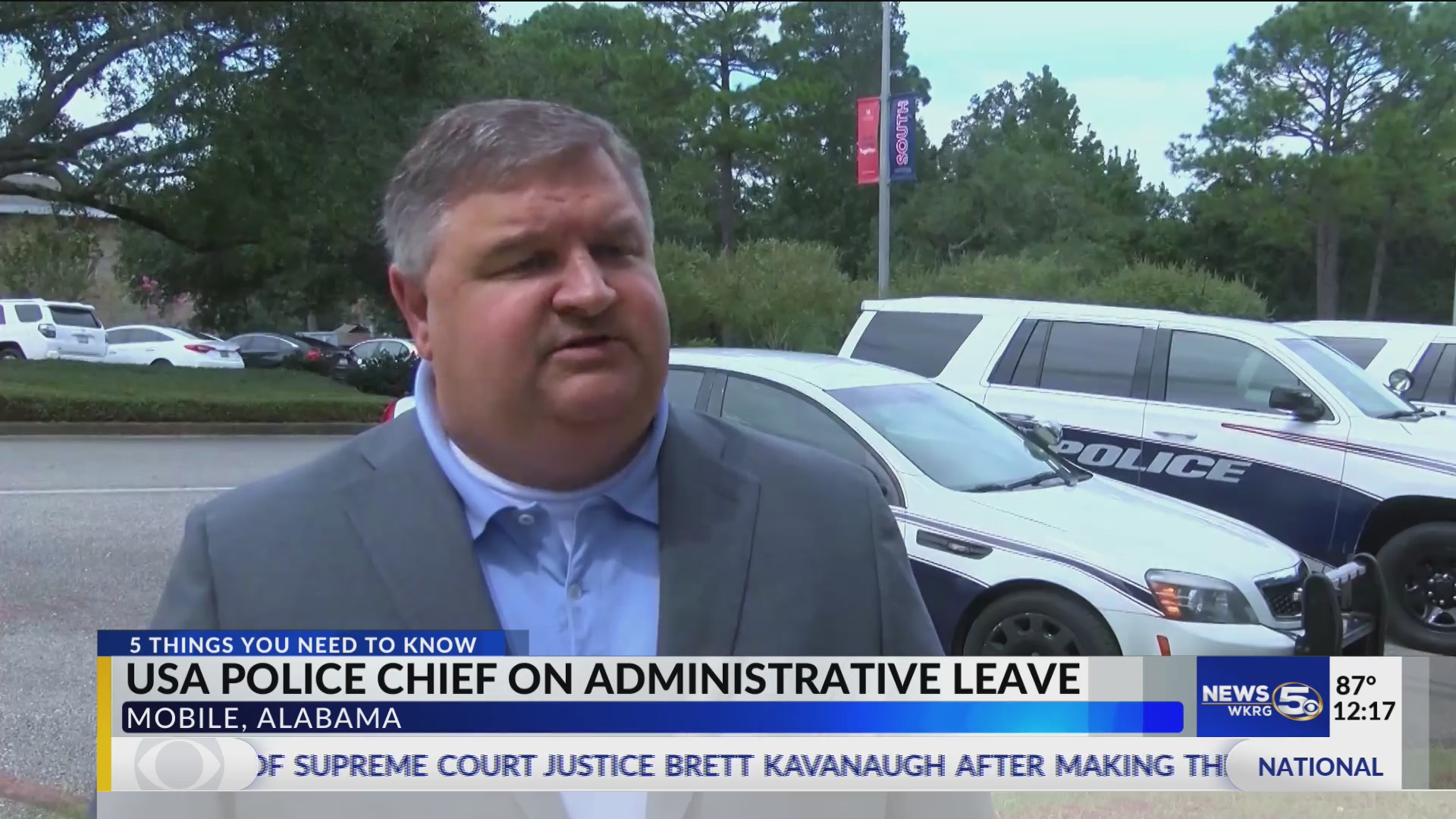 University of South Alabama police chief placed on administrative leave ...