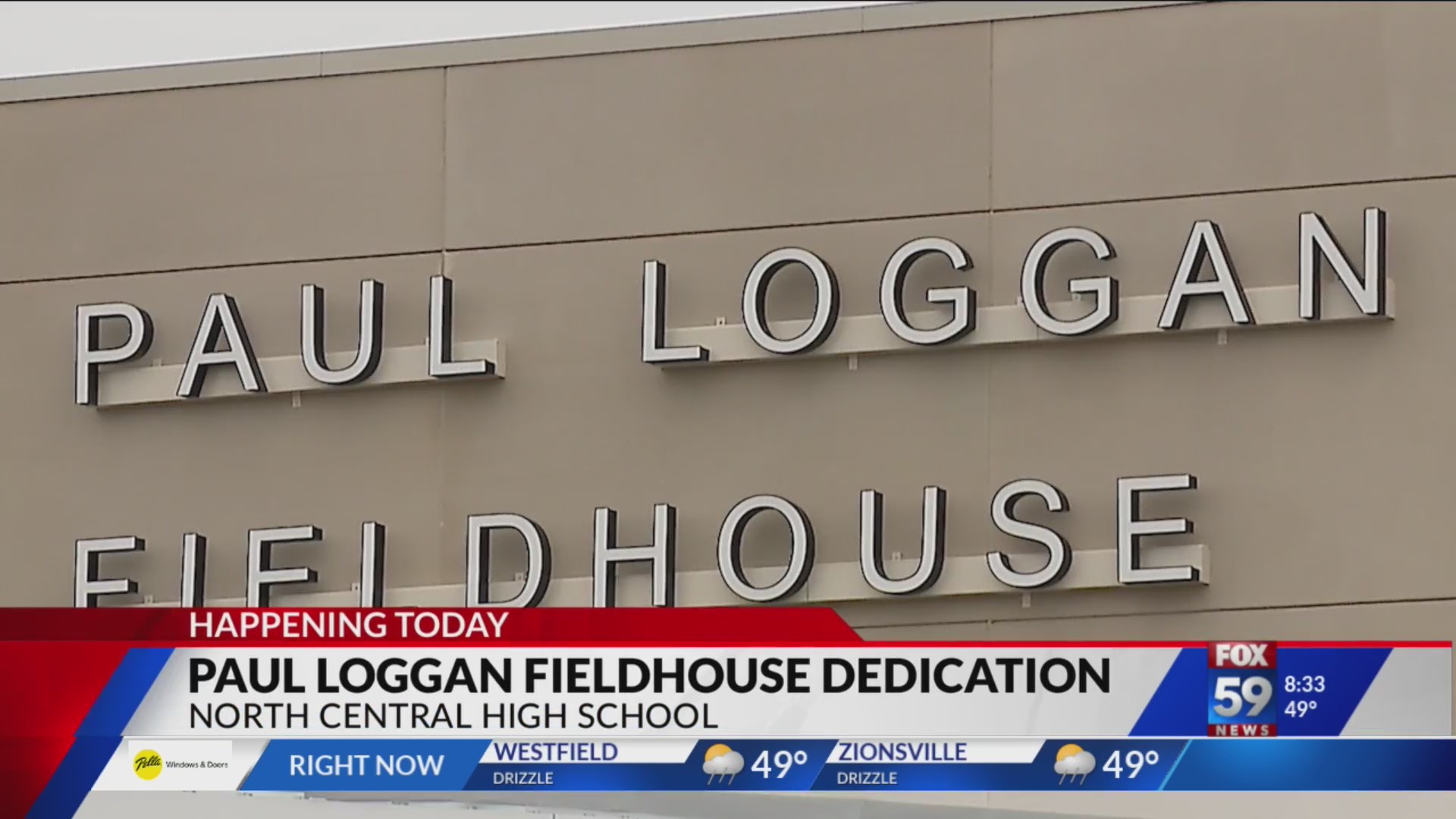 North Central dedicates new Paul Loggan Fieldhouse – Fox 59
