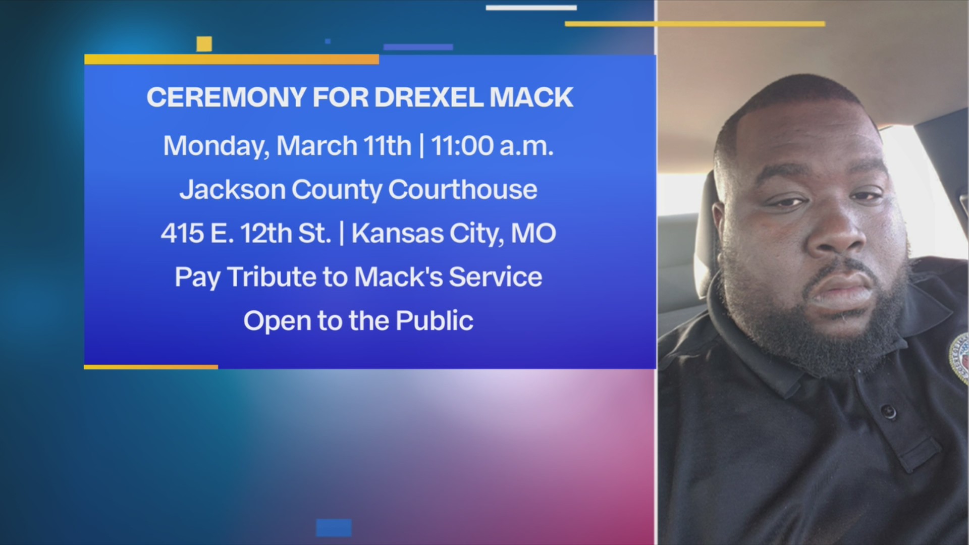 Memorial service announced for Drexel Mack – FOX 4 Kansas City WDAF-TV ...