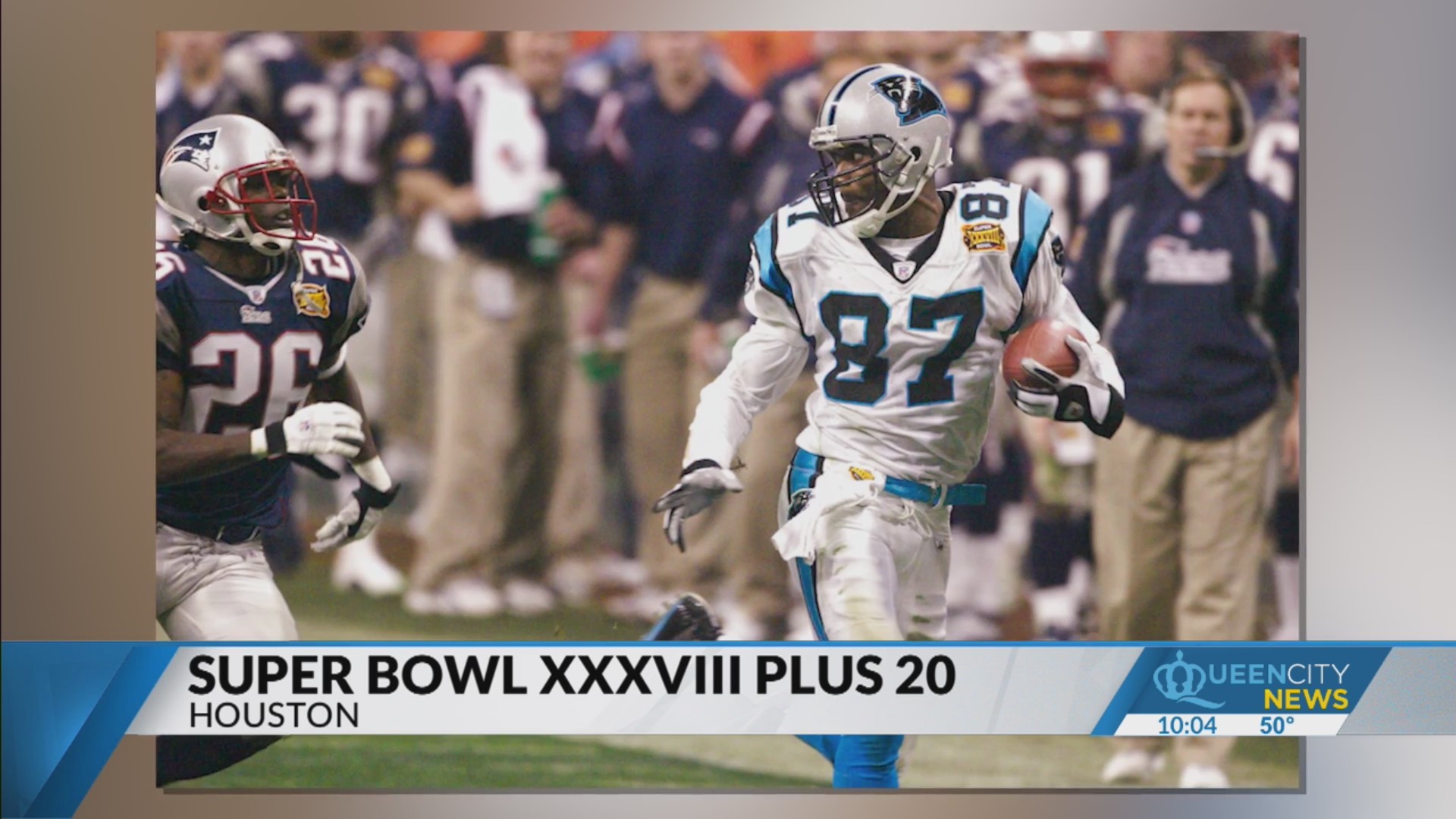 20th anniversary of Super Bowl 38 with Panthers and Patriots – Queen ...