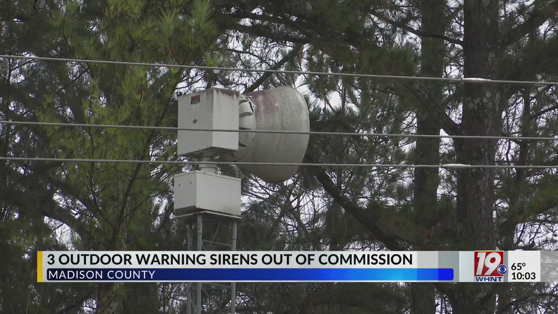 3 Outdoor Warning Sirens Out of Commission – WHNT.com