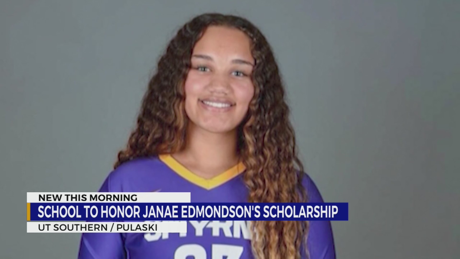 UT Southern plans to honor scholarship for Janae Edmondson – WKRN News 2