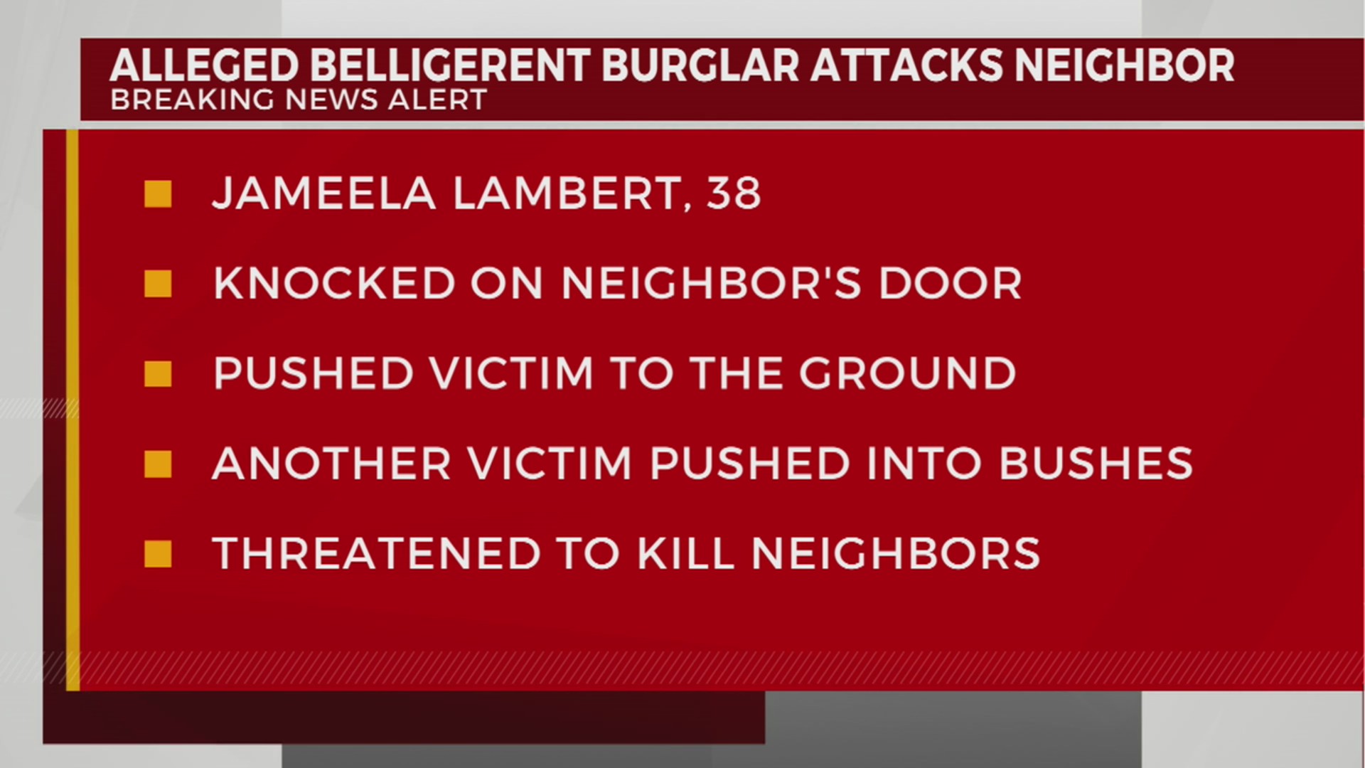 Burglar attacks neighbor – WKRN News 2