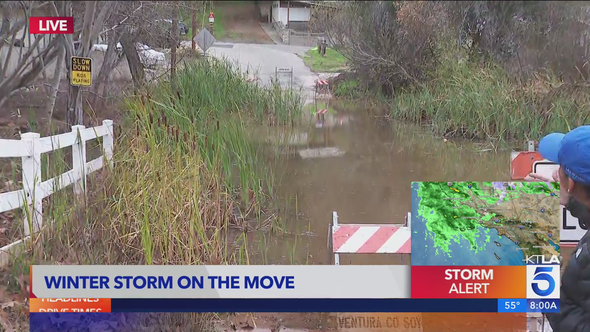 Ventura County residents being evacuated as winter storm rolls through ...