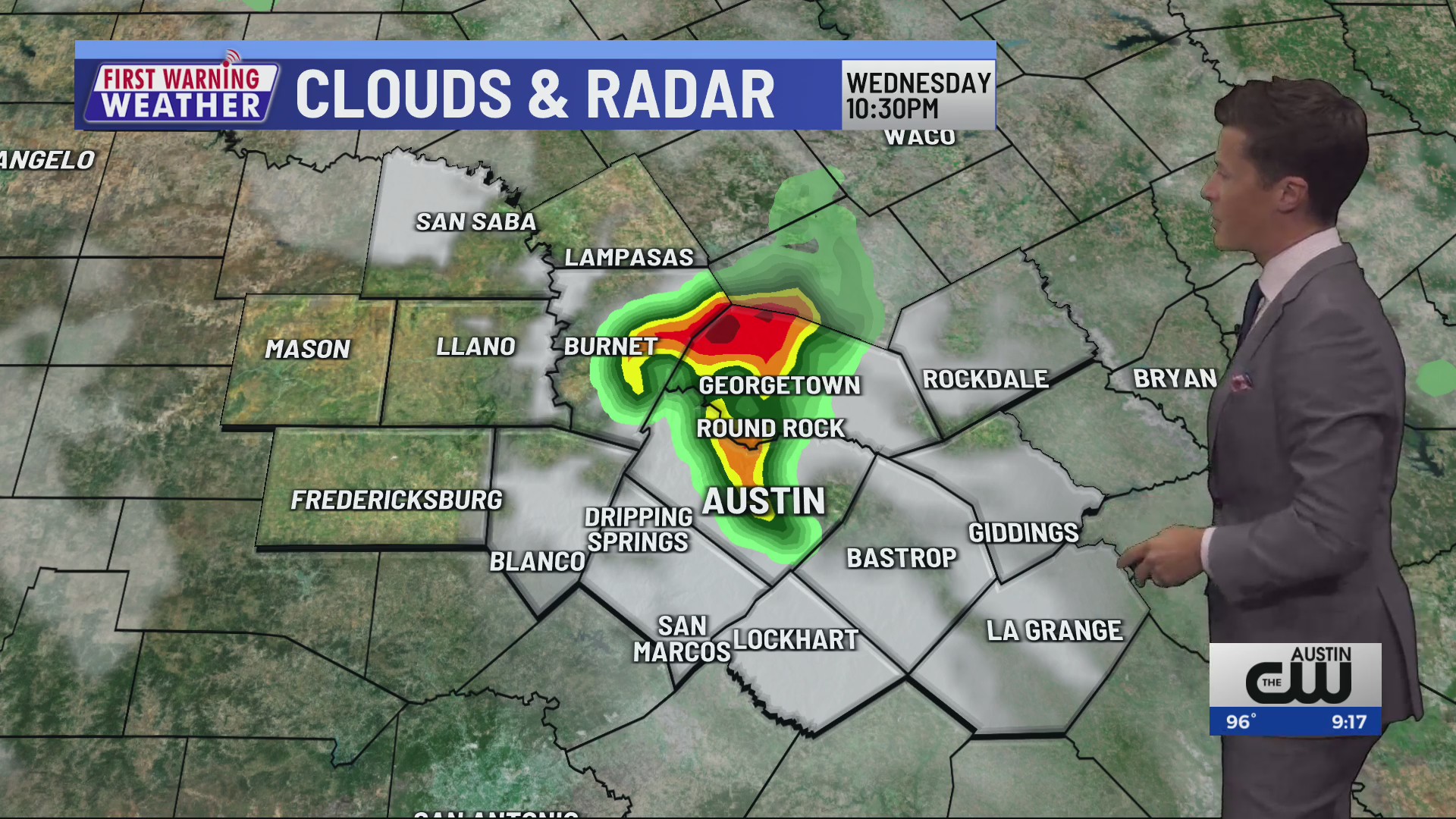 Tuesday overnight First Warning Forecast – KXAN Austin