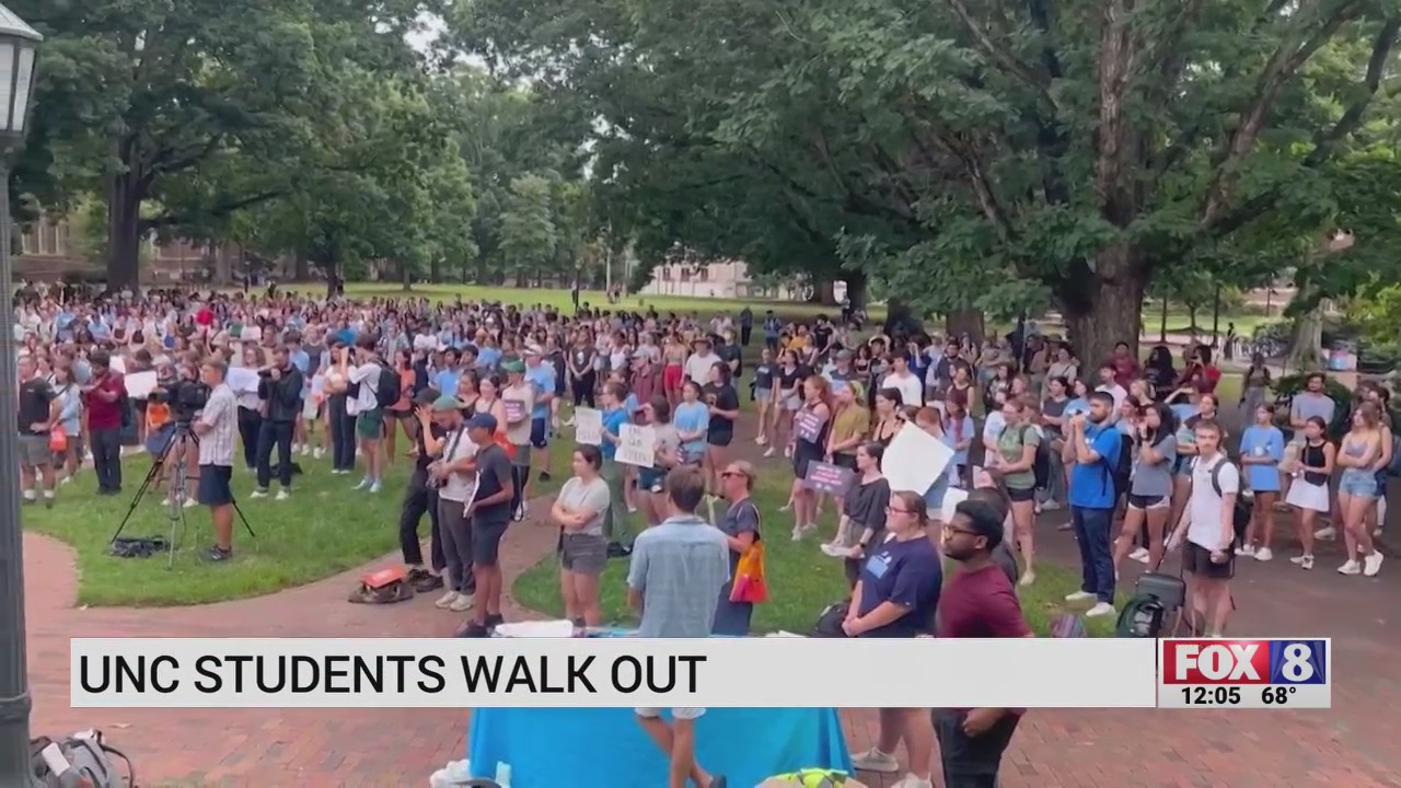 UNC Chapel Hill students walk out in protest of gun violence – FOX8 WGHP