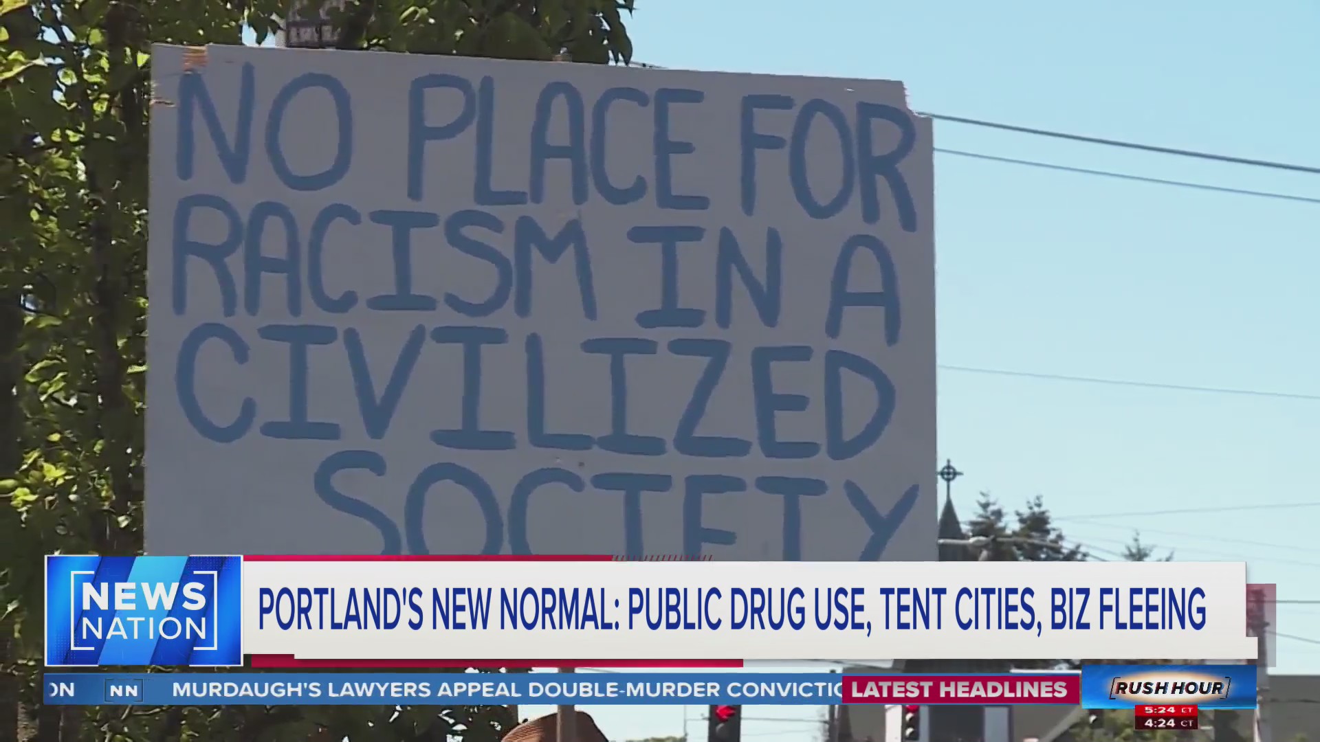 Portland, OR, on a decline with drugs, homelessness | Rush Hour ...