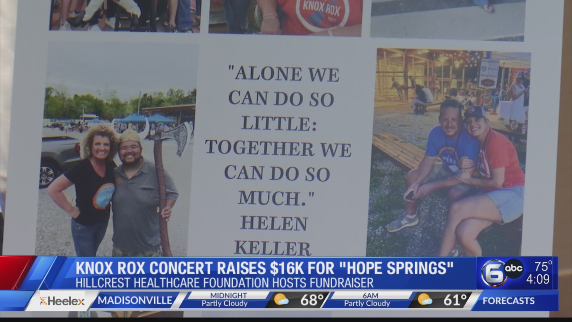 Knox Rox concert raises $16K for Hope Springs – WATE 6 On Your Side