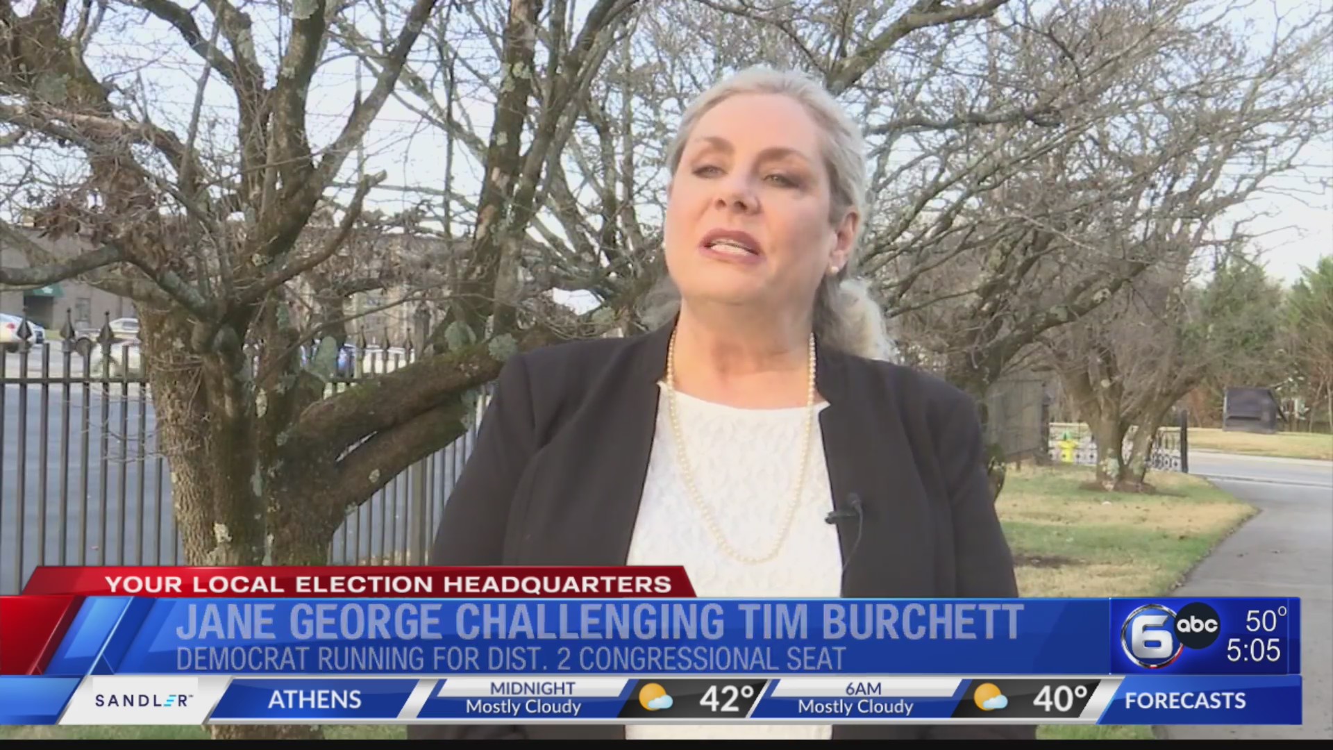 Jane George challenging Tim Burchett – WATE 6 On Your Side