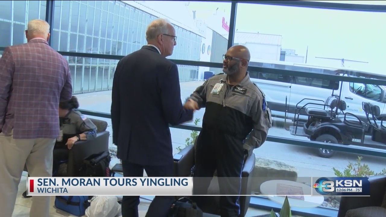 Sen. Jerry Moran tours Yingling Aviation – KSN-TV