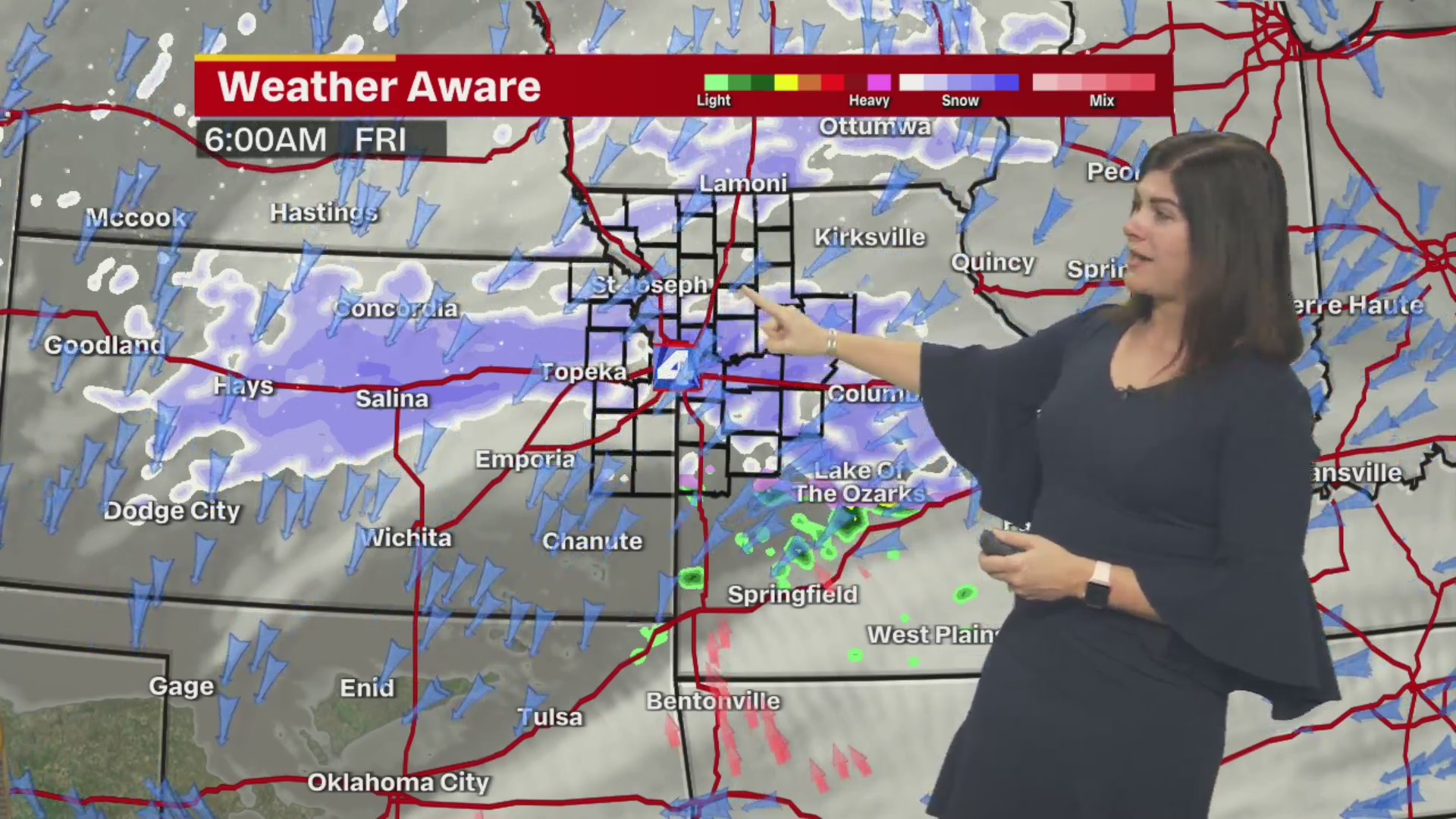Thursday morning forecast – FOX 4 Kansas City WDAF-TV | News, Weather ...