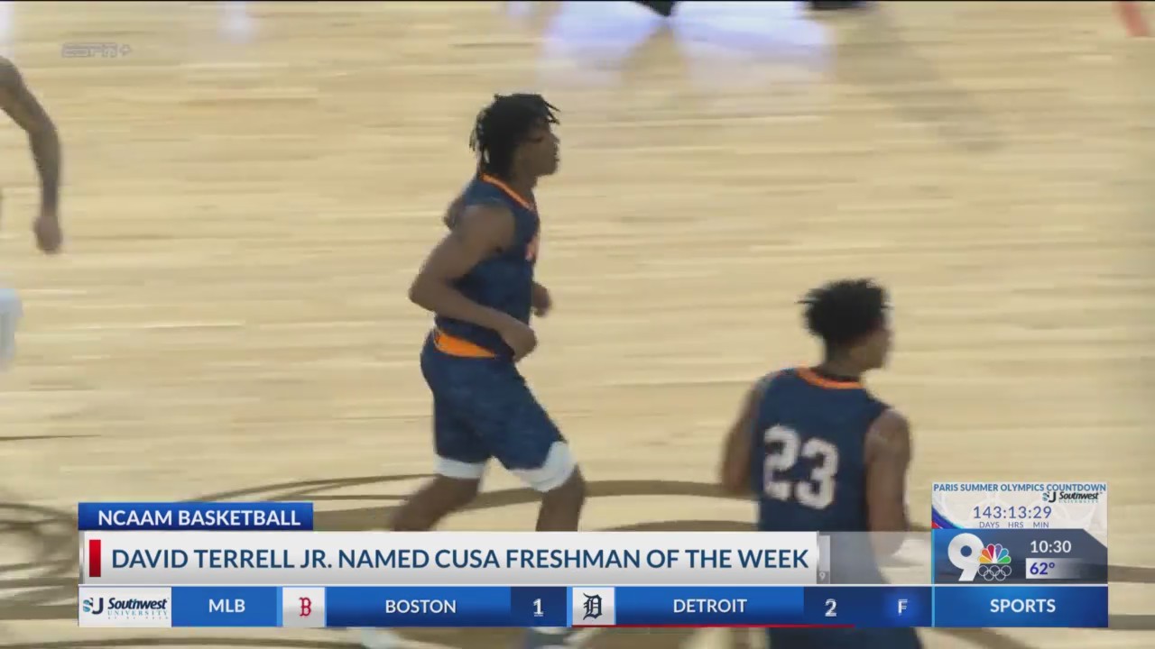David Terrell Jr. named CUSA Freshman of the Week – KTSM 9 News