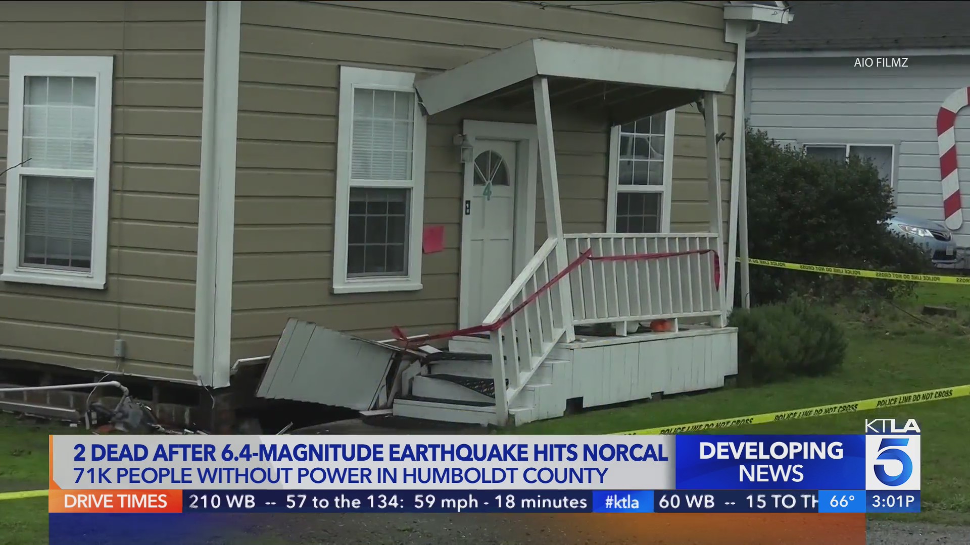 2 dead after 6.4 earthquake hits Northern California – KTLA