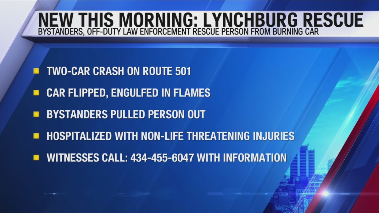 Civilians, off-duty law enforcement rescue person from burning vehicle ...