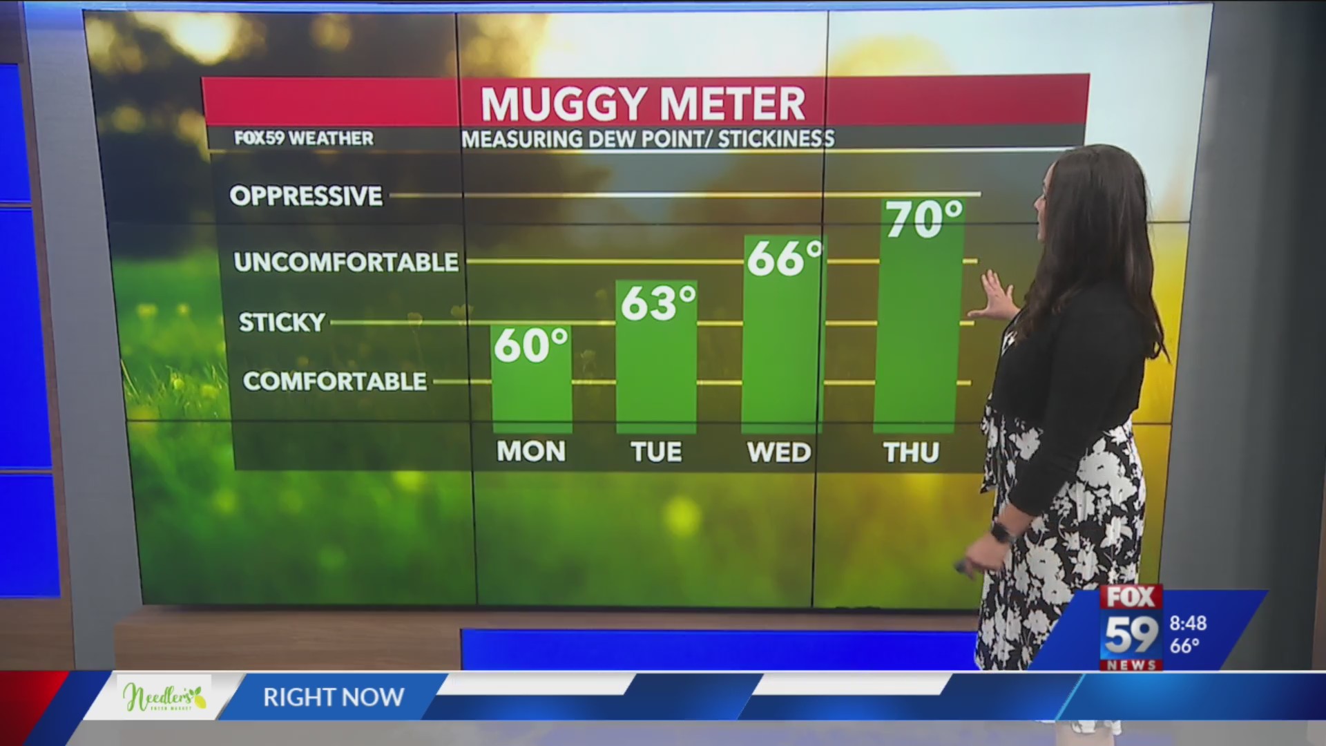 Dry and sunny start to week; muggy weather returns midweek – Fox 59