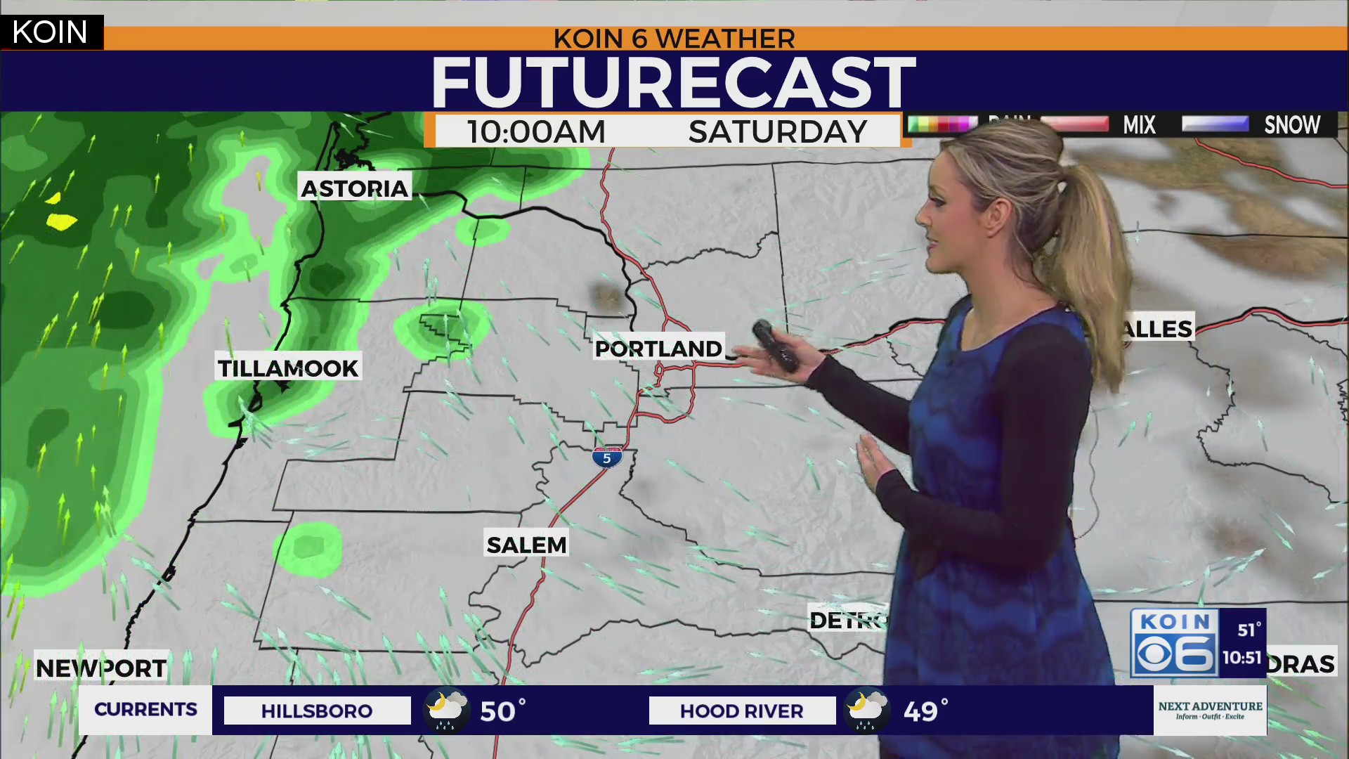 Portland weather forecast: Rain showers continue for April 7 – KOIN.com