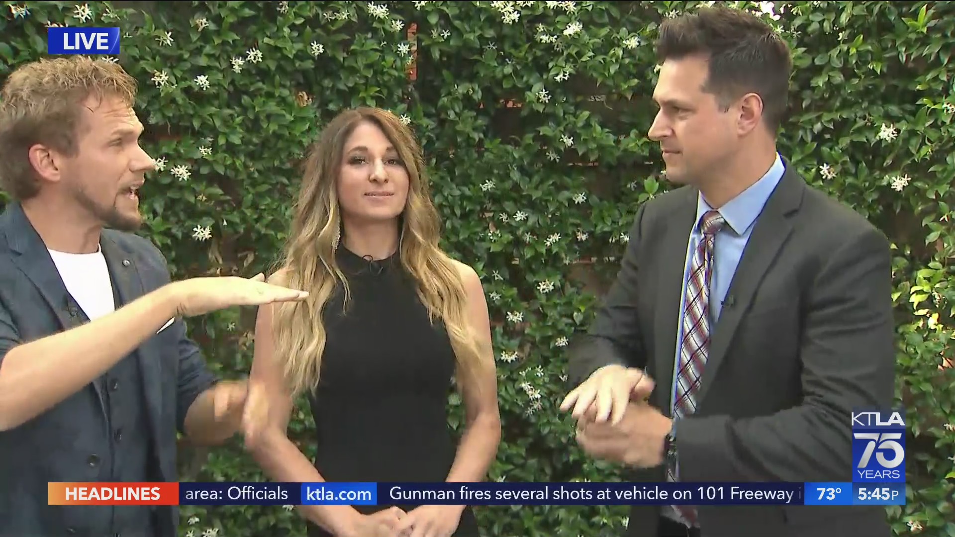The Clairvoyants stop by to show KTLA’s Doug Kolk some mind blowing ...