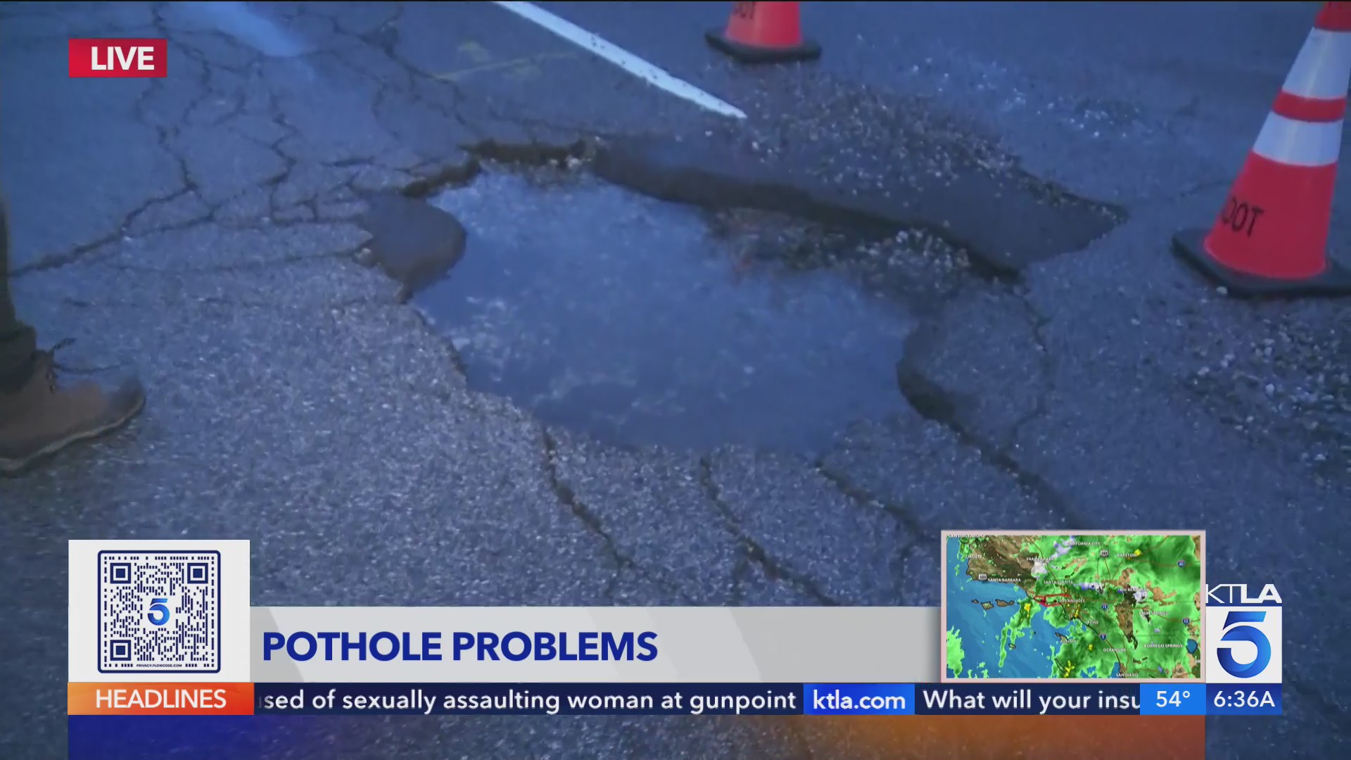 Massive potholes damaging vehicles across Southern California – KTLA