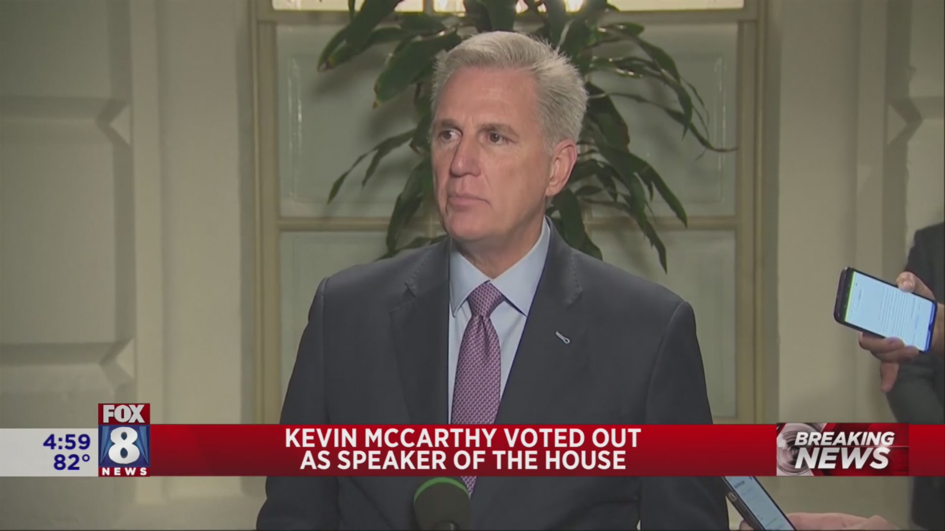House makes history, removes McCarthy as speaker – Fox 8 Cleveland WJW