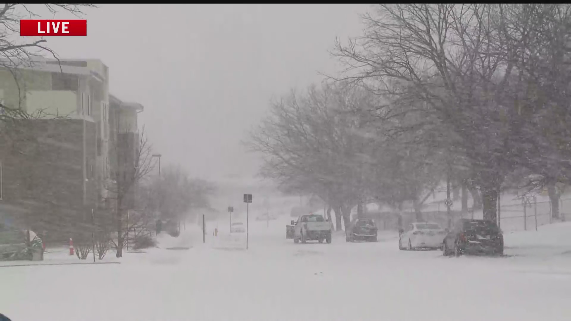 Meteorologist Gabe Prough reports on winter storm during the News at ...
