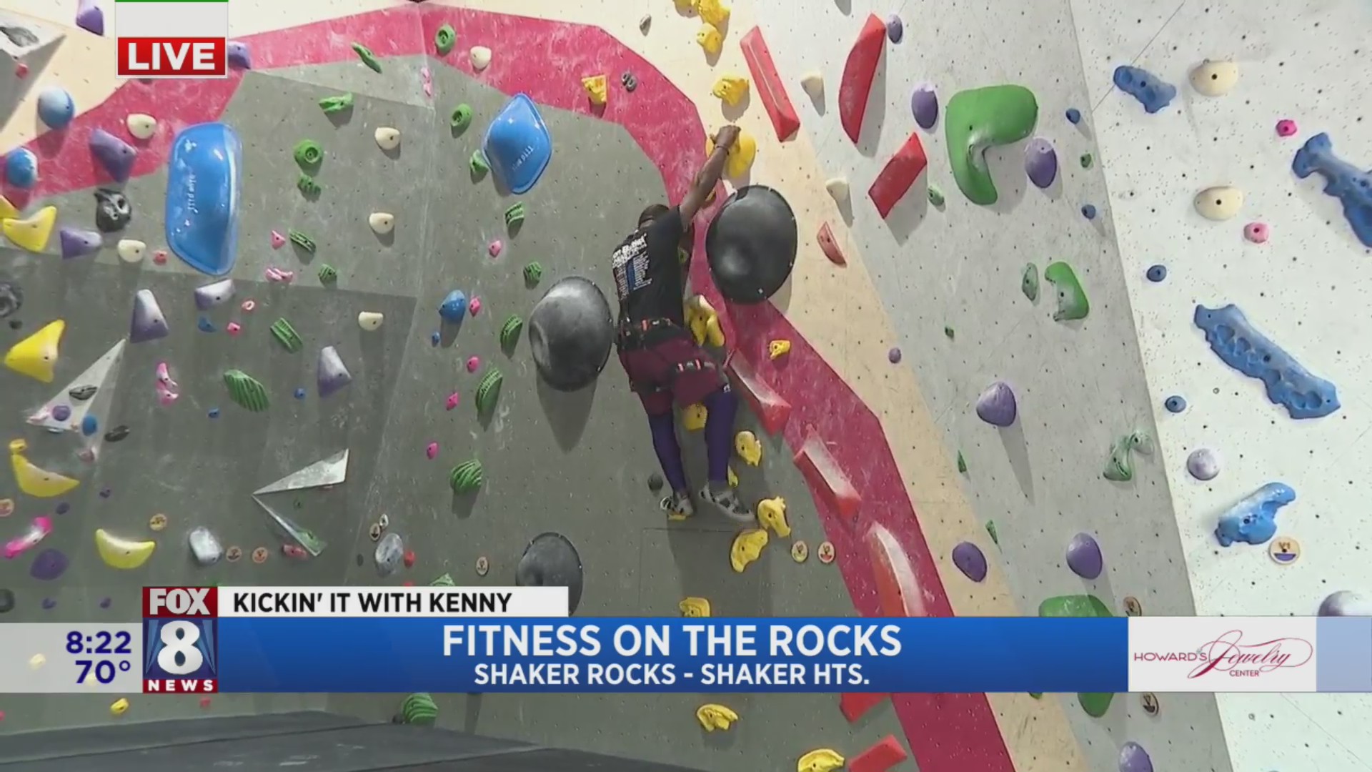 Kenny’s climbing to new heights at Shaker Rocks – Fox 8 Cleveland WJW