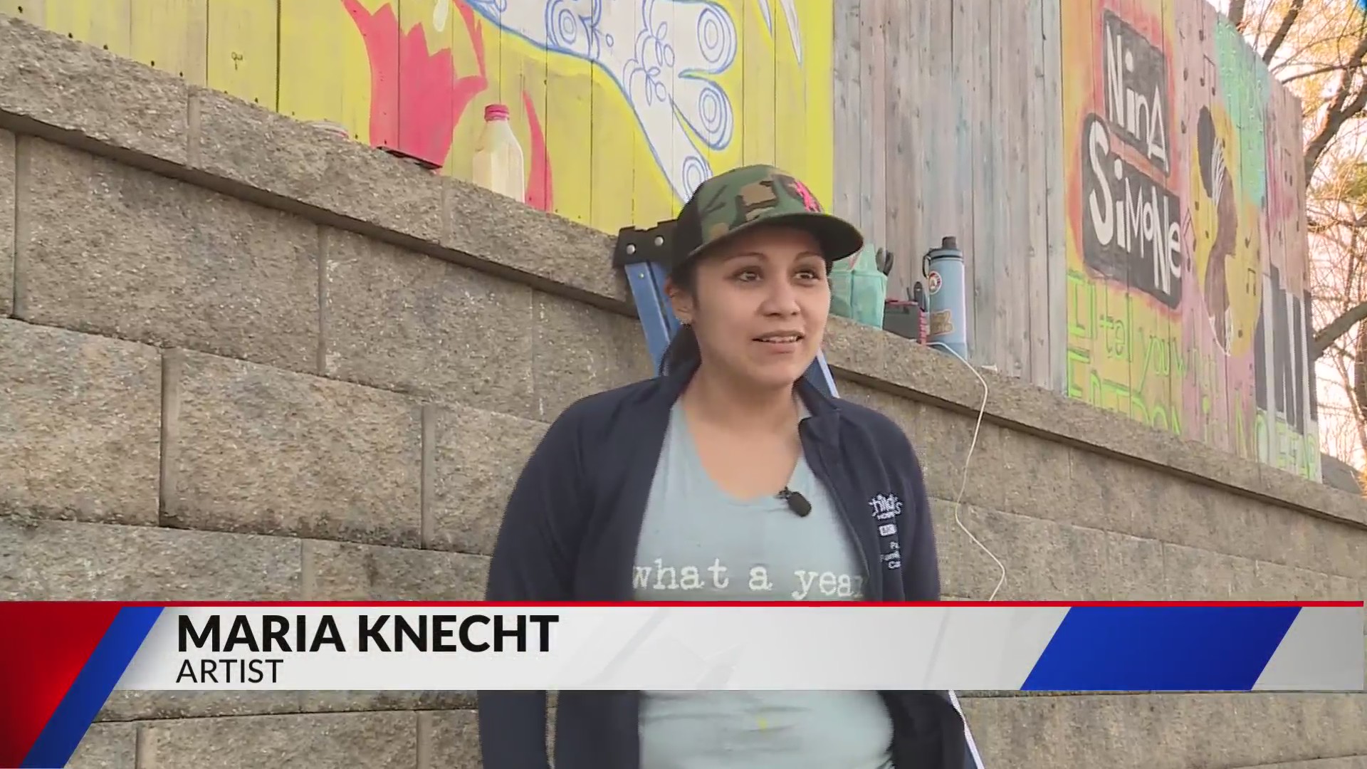 Chesterfield artist showing support for Ukraine with chalk art – FOX 2