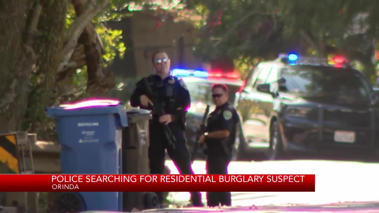 Orinda police searching for residential burglary suspect – KRON4