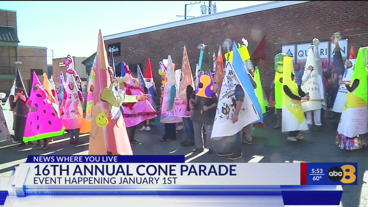 Cones unite! Richmond’s Carytown New Year parade paints the town with ...
