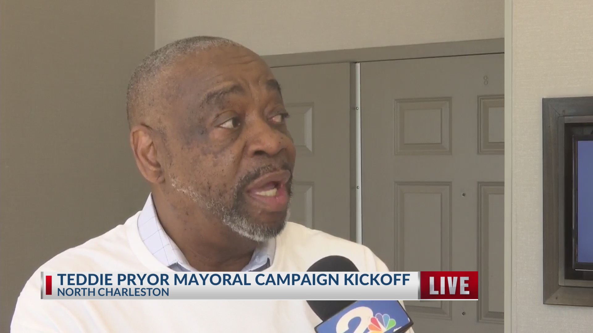 Teddie Pryor holds mayor campaign kickoff event – WCBD News 2