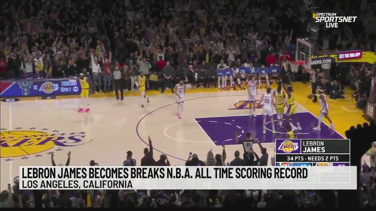 Lebron James breaks all time scoring record – NEWS10 ABC