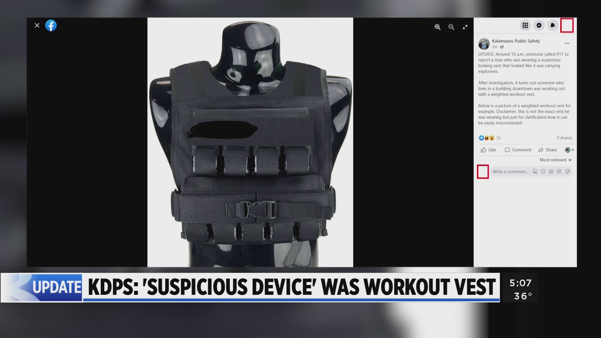 KDPS: ‘Suspicious device’ that prompted evacuations was workout vest ...