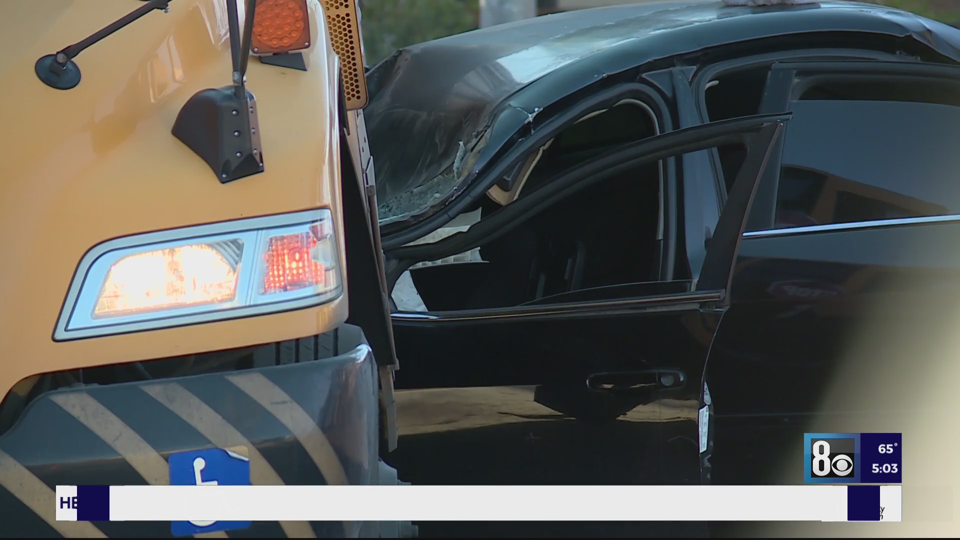 CCSD bus involved in suspected DUI crash near Maryland Pkwy. and Desert ...