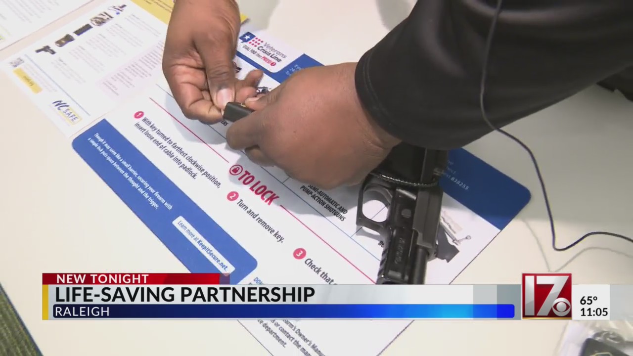 Gun safety initiative leads to groups passing out gun safety locks ...