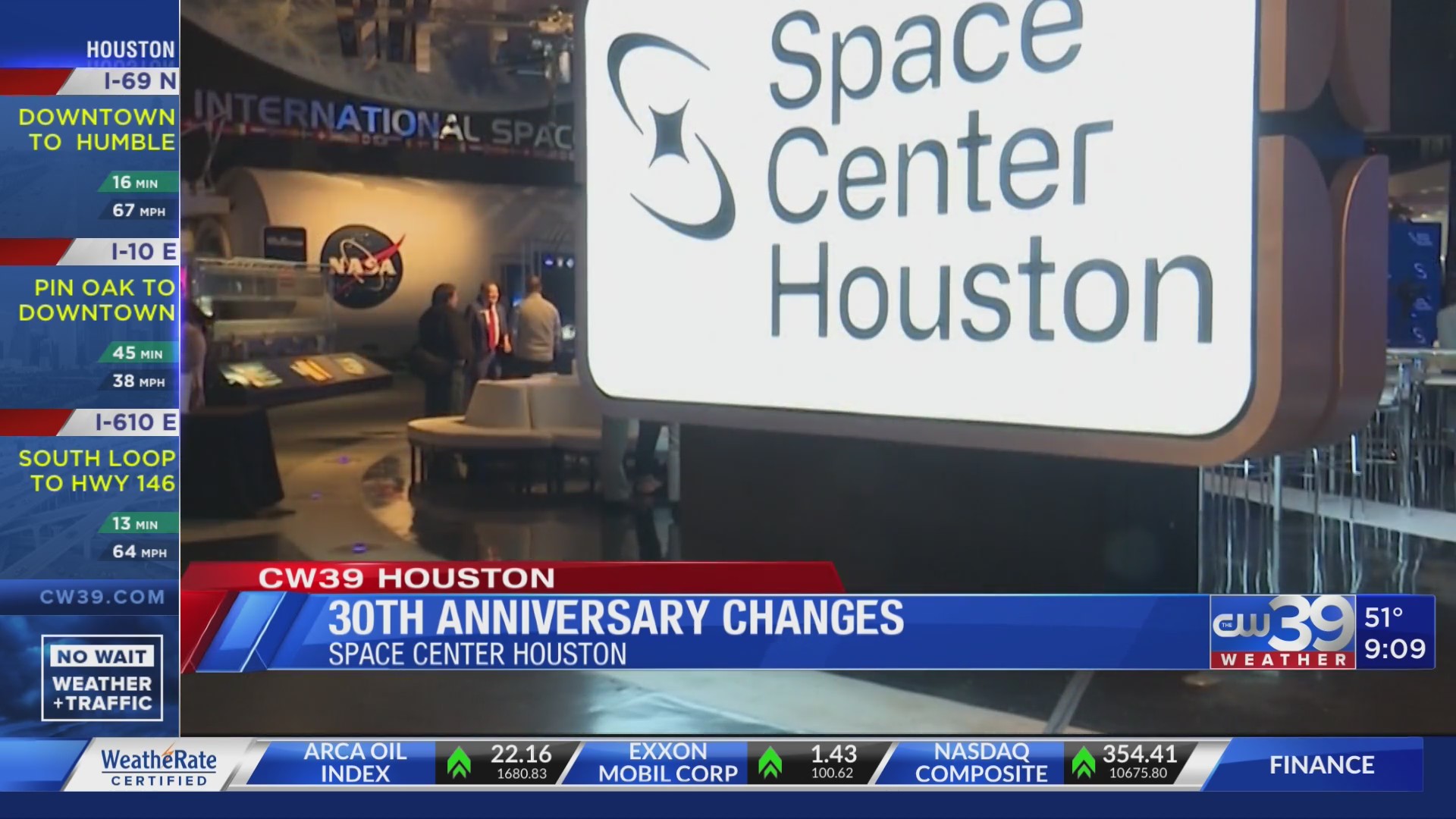 Space Center Houston makes changes at 30th anniversary – CW39 Houston
