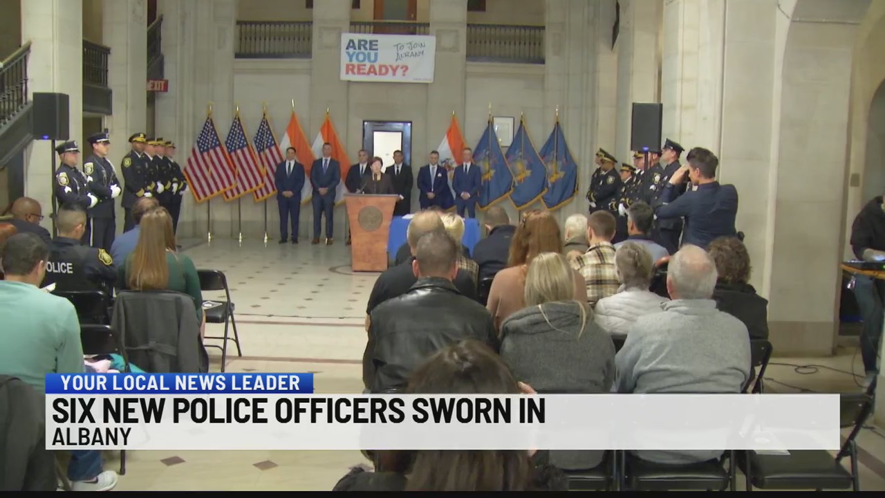 Six new police officers sworn in in Albany – NEWS10 ABC