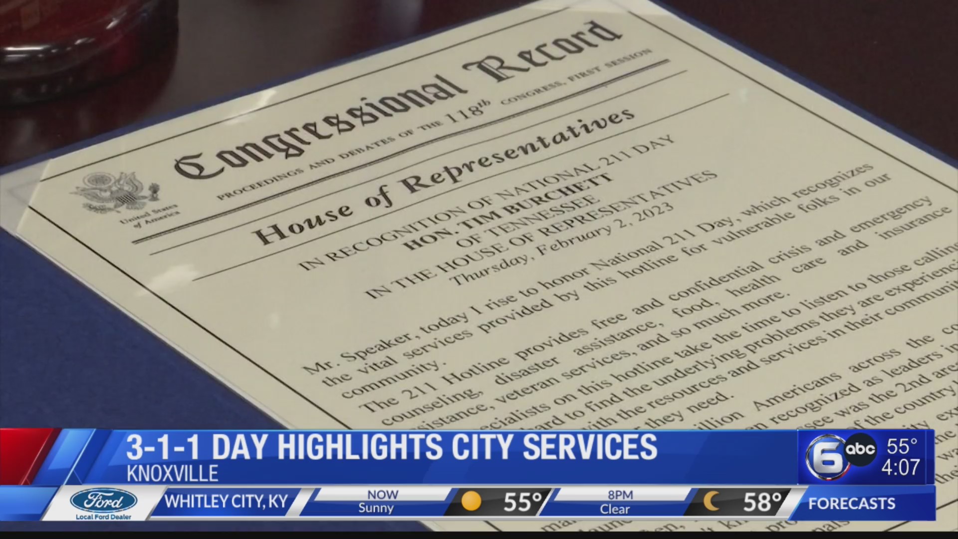 Knoxville celebrates 3/11 to encourage use of 311 hotline – WATE 6 On ...