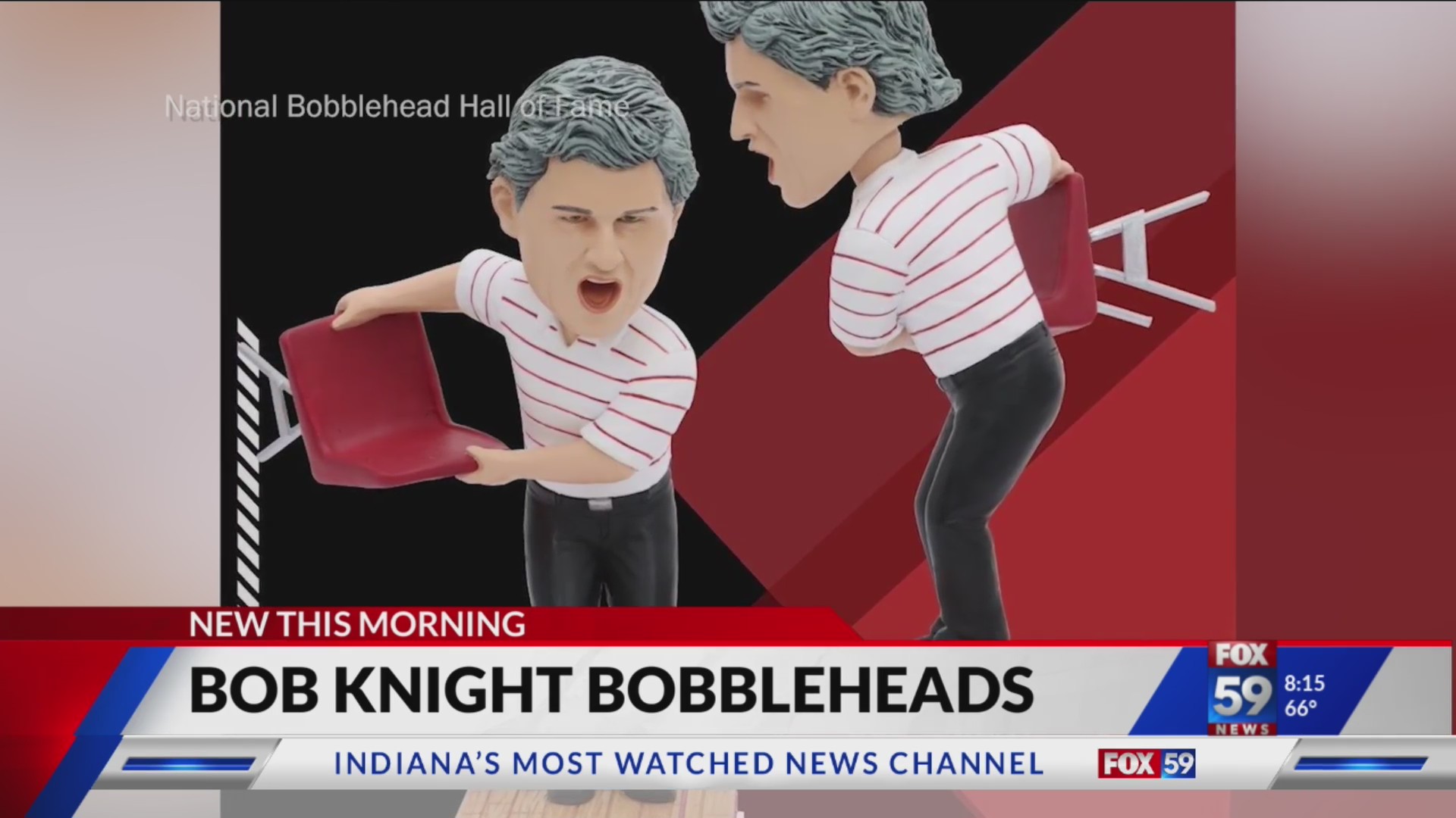 Bob Knight chair throw bobblehead – Fox 59