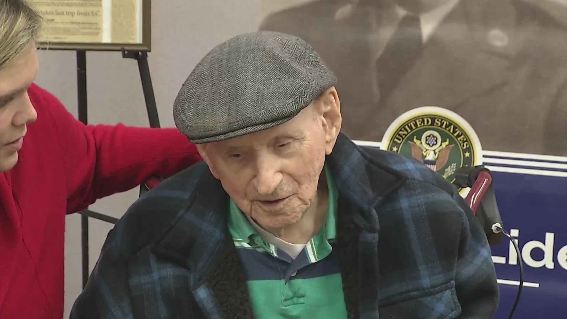 WWII Veteran in Aiken celebrates 100th birthday with memories from Army ...