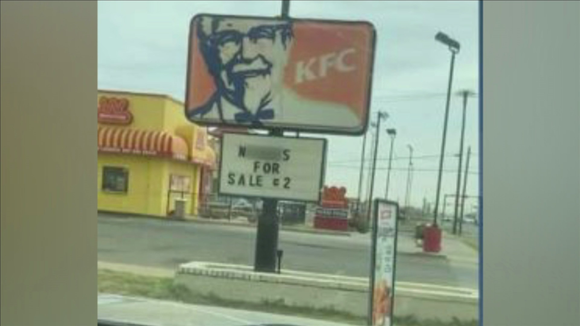 KFC releases official statement over ‘appalling’ sign at Texas location ...