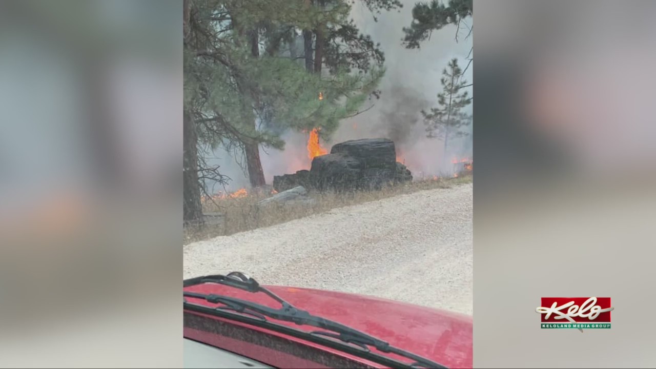 Wildfire continues to burn in Pennington County – KELOLAND.com