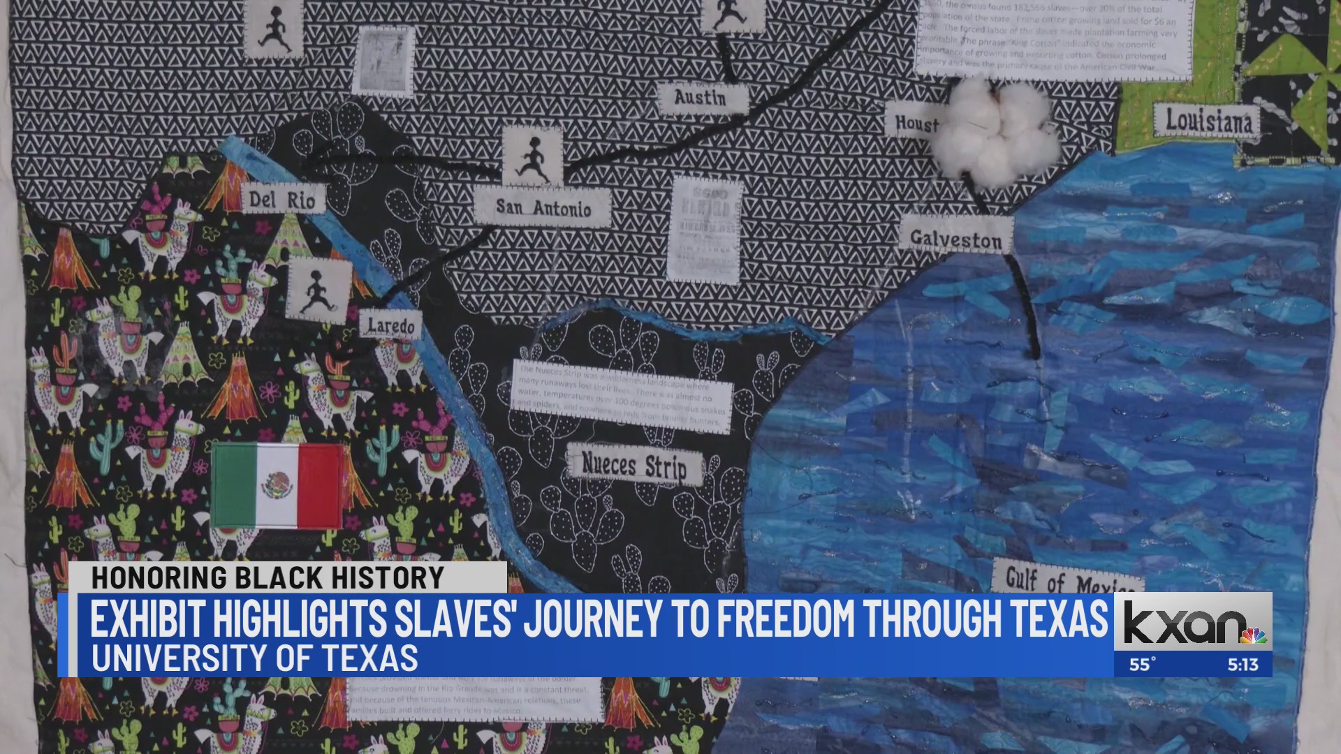New UT exhibit highlights slaves’ journey to freedom through Texas – WTRF