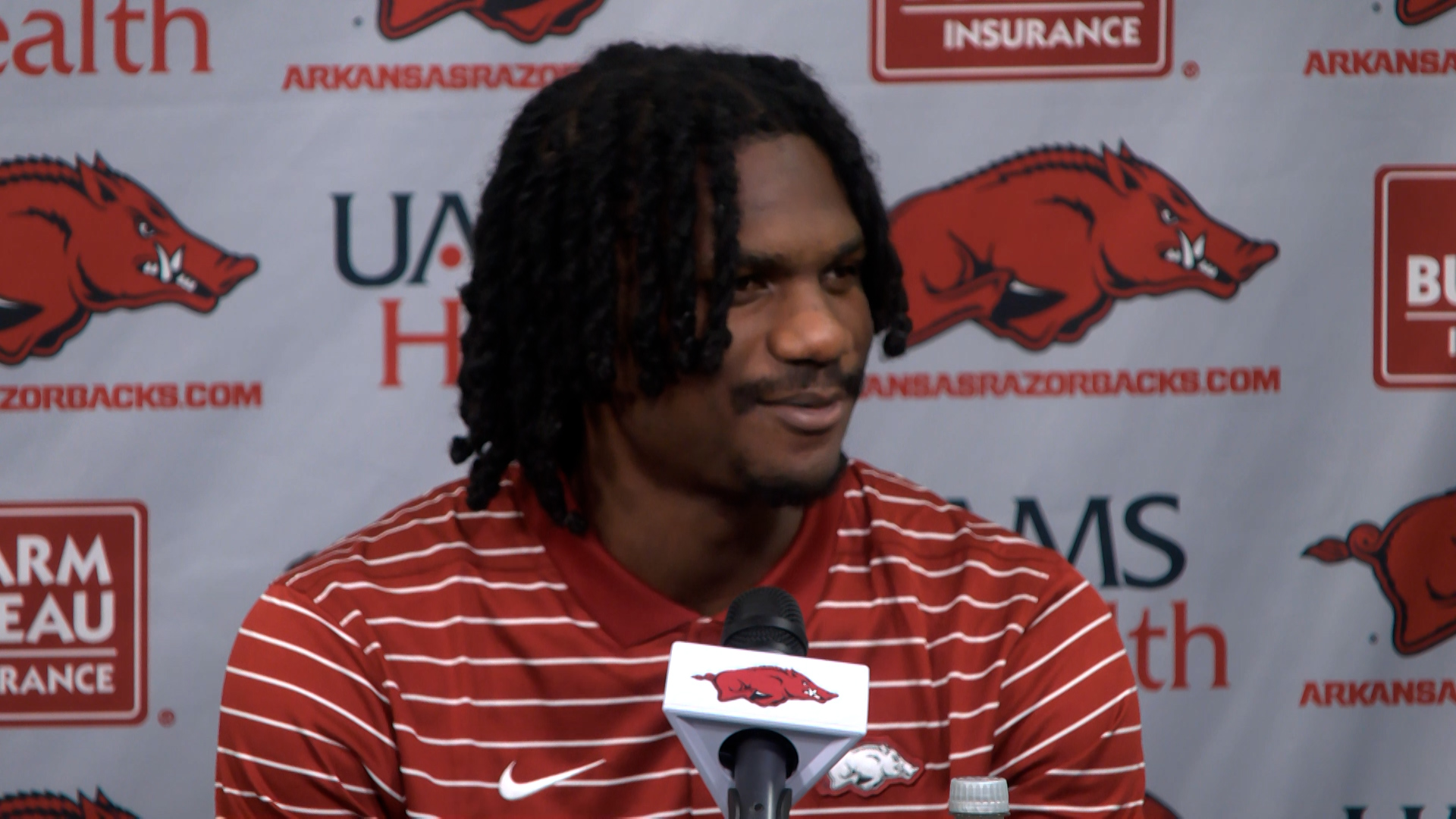 Andrew Armstrong, Landon Jackson & Brad Spence address media after day ...