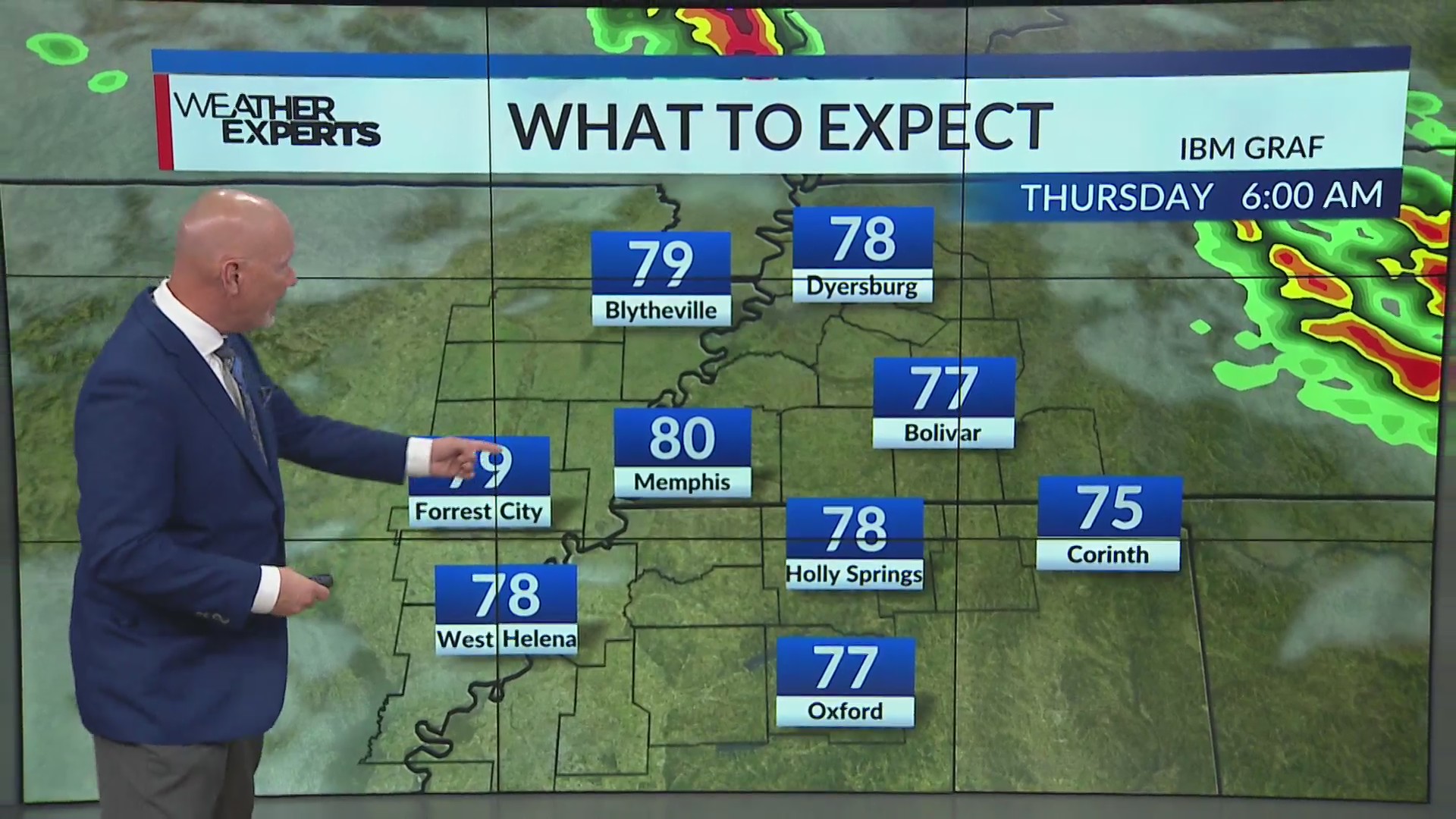 WREG Memphis Weather Wednesday 10PM – WREG.com